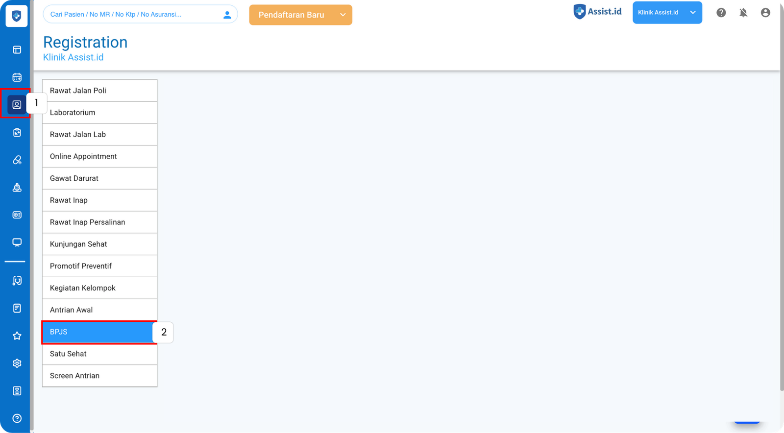 Cara Melihat Menu BPJS di Assist.id